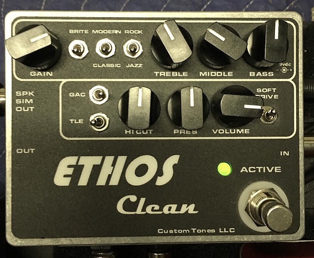 Custom Tones Ethos Clean preamp w/TLE and active effects loop | Reverb