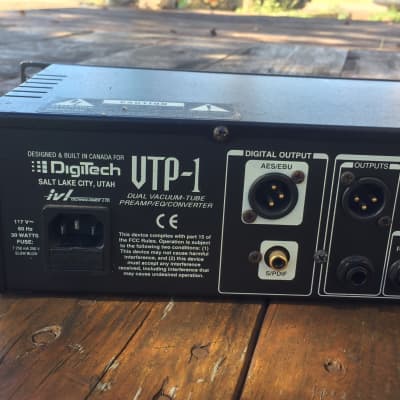 DigiTech VTP-1 Vintage 2-Channel Vocal Tube Pre-Amp | Reverb