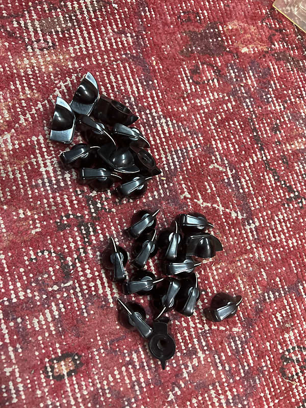 Fender chicken head knobs black | Reverb