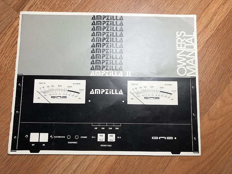 GAS Ampzilla II Owner's Manual | Reverb