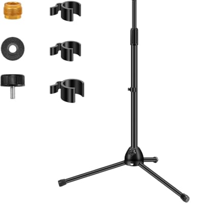 Microphone Stand, Boom Arm Mic Stand Floor Detachable Height | Reverb