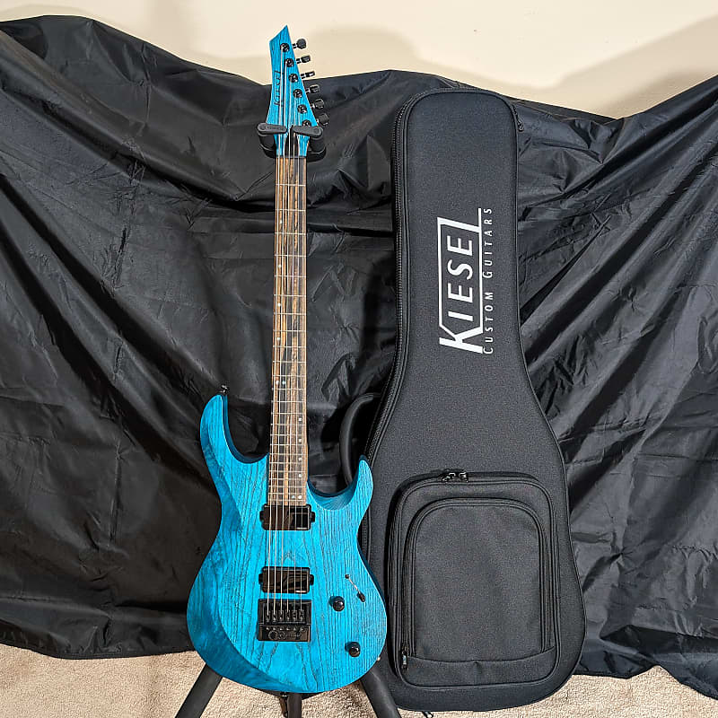 Kiesel Aries - Evertune - 26.5" Baritone - Translucent Aqua | Reverb