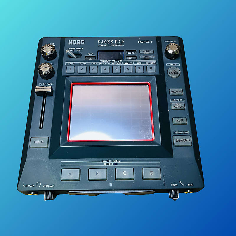 Korg KP3+ Kaoss Pad 3 + Dynamic Effects Unit/Sampler | Reverb