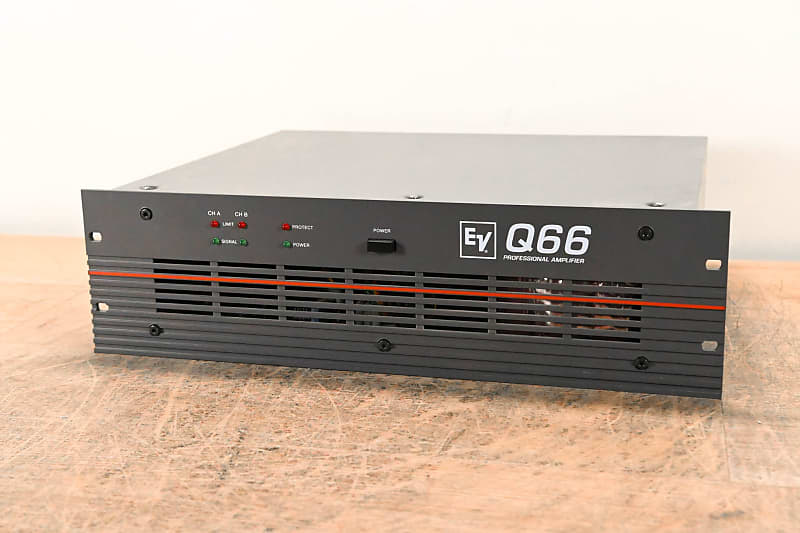 Electro-Voice (EV) Q66 2-Channel Power Amplifier CG01GJN | Reverb