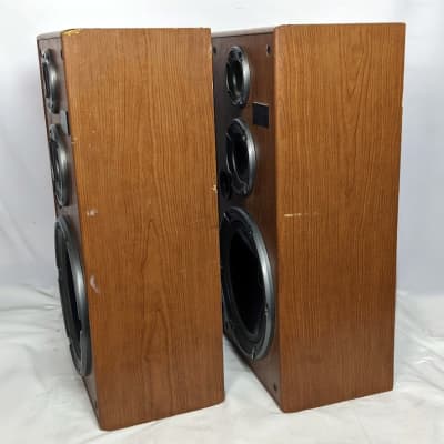 Technics SB-CR77 3-Way Floor Speakers - 1980s Walnut | Reverb