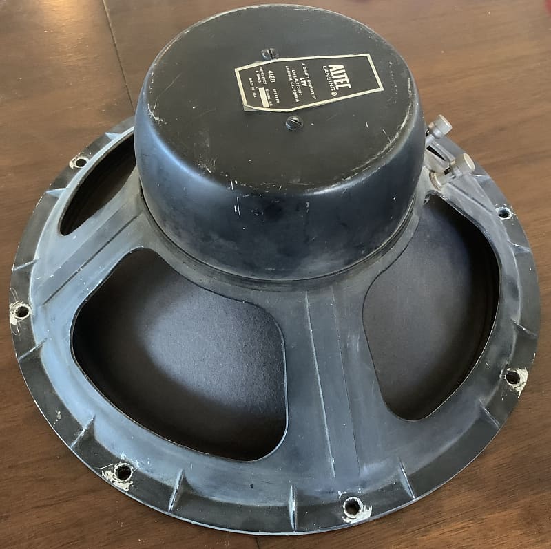 Vintage Altec Lansing 418B 15” 8 ohm Alnico Guitar Speaker | Reverb