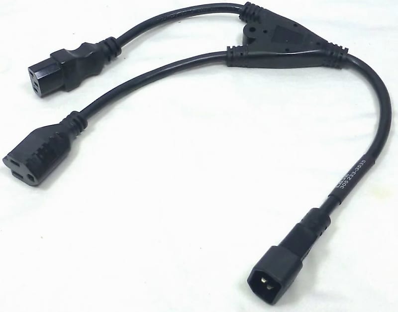 LASE 1.8" FT AC Power Cable Y Splitter IEC320-C14 to | Reverb
