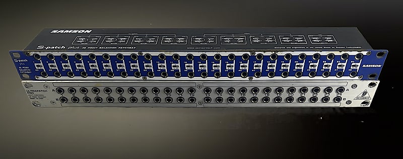 Samson Two Patch Bays / Samson S-Patch & Behringer Ultra | Reverb
