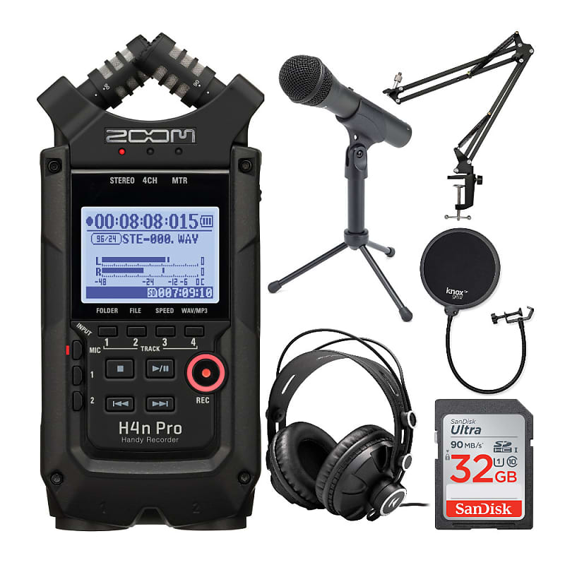 Zoom H4n Pro 4-Input / 4-Track Portable Handy Recorder with | Reverb