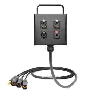 4-Channel Studio Wall Box / Stage Box | Mogami 2931 & Neutrik | Reverb