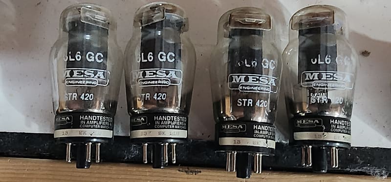 Mesa Boogie STR 420 6l6 Quad Set | Reverb