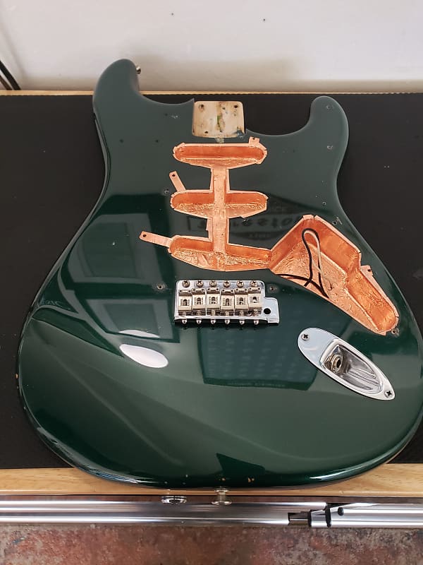 Fender American Vintage '62 Stratocaster Body Nitro, Sherwood | Reverb