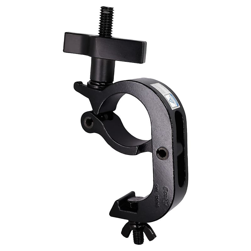 ProX T-C5H-BLK Black Aluminum Slim Hook Clamp with Big Wing | Reverb