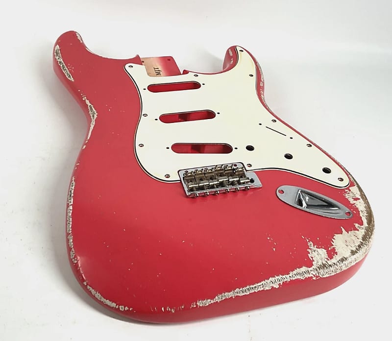 MJT Ultralight Strat Body 3lbs 6oz! 2025 - Aged Nitro Fiesta | Reverb