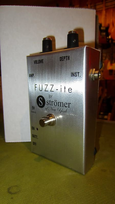 Stromer Fuzz-ite Fuzzrite Replica Chrome | Reverb