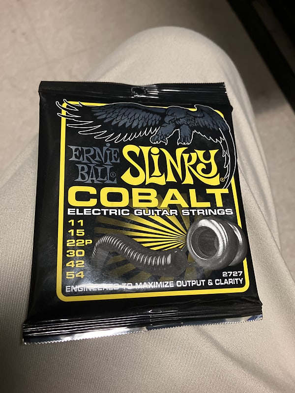 Ernie Ball Slinky Cobalt 11-54 electric guitar strings | Reverb