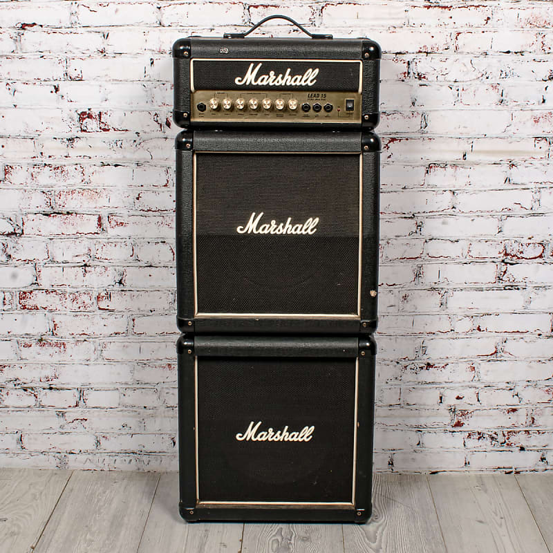Marshall - G15MS, Lead 15 - Micro Full Stack, 45W Head w/ 2 | Reverb