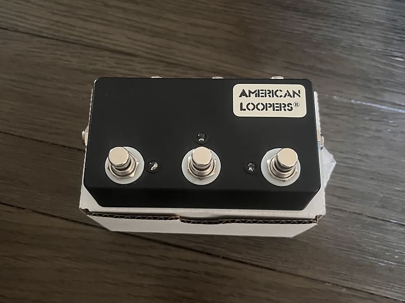 American Loopers 3CH Mini True Bypass Looper 2022 Black | Reverb