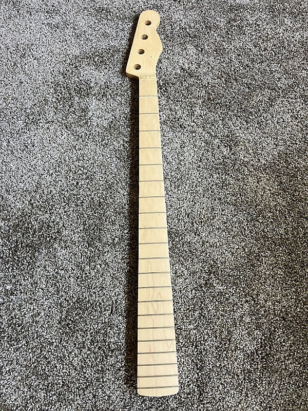 USACG Tele/Jazz bass neck, maple/maple, graphite | Reverb