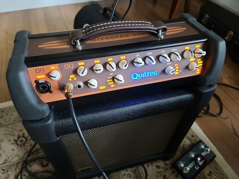 Quilter MP200 with case and foot switch | Reverb