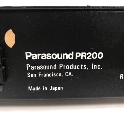 Parasound PR200 Stereo Receiver Amplifier | Reverb Deutschland