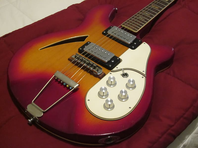 Vintage Apollo Rickenbacker Copy 2219 Super Cougar Electric | Reverb