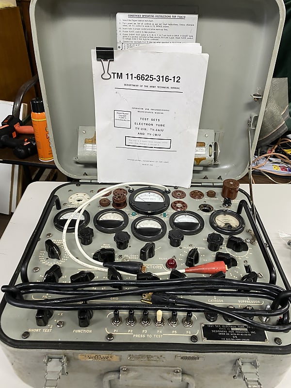 TV-2C/U Military Tube Tester | Reverb