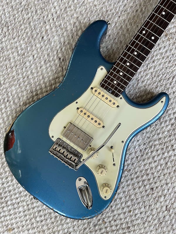 Shabat Lynx - Lake Placid Blue over 3-Tone Sunburst - Like | Reverb