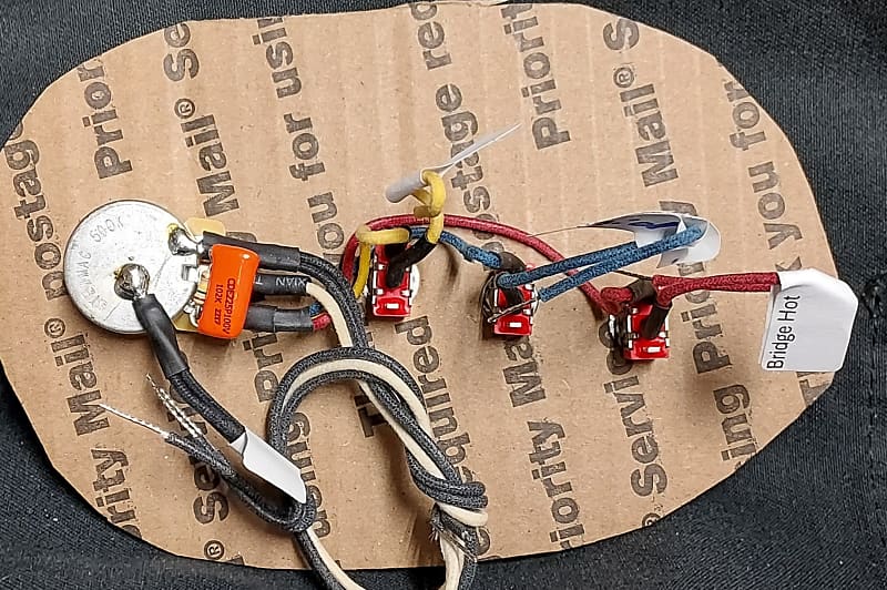 Kramer 1 Vol, 3 Mini Toggle Switch Harness 2025 - NA | Reverb