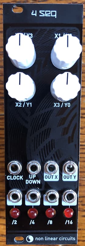 Nonlinear Circuits 4 Seq Sequencer - Black Eurorack | Reverb