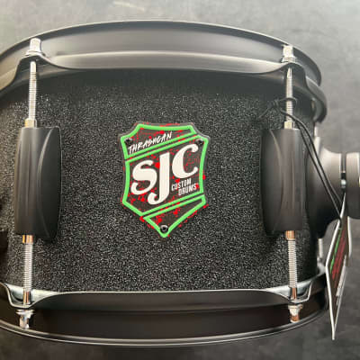SJC 6" x 10" Side Snare "Trash Can" - Grip Tape Wrap | Reverb