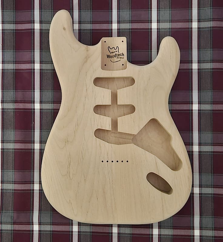 Woodtech Routing - 2 pc. Alder Hardtail Stratocaster Body - | Reverb