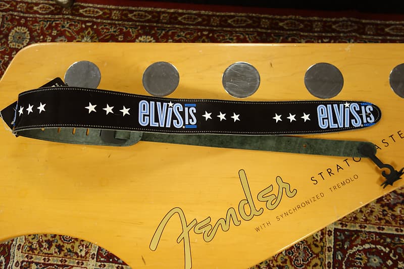 Perri's Leathers LTD P25EPV-839 guitar strap Limited Elvis IS | Reverb