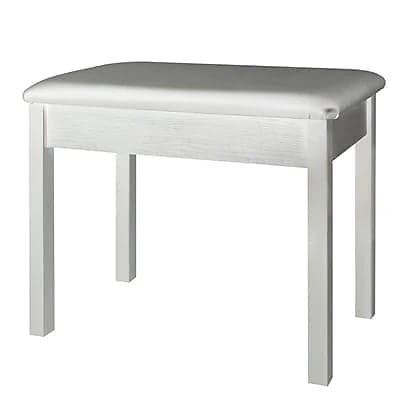 On-Stage KB305W Furniture-Style Piano Bench - White- O | Reverb