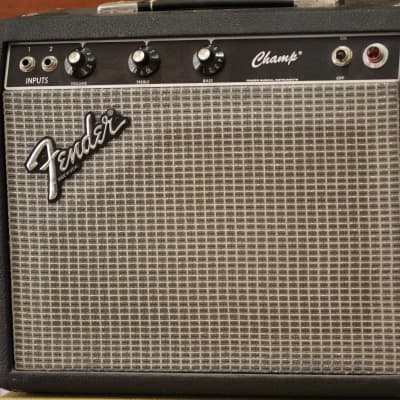 Fender Champ 1980s - Black-Panel | Reverb