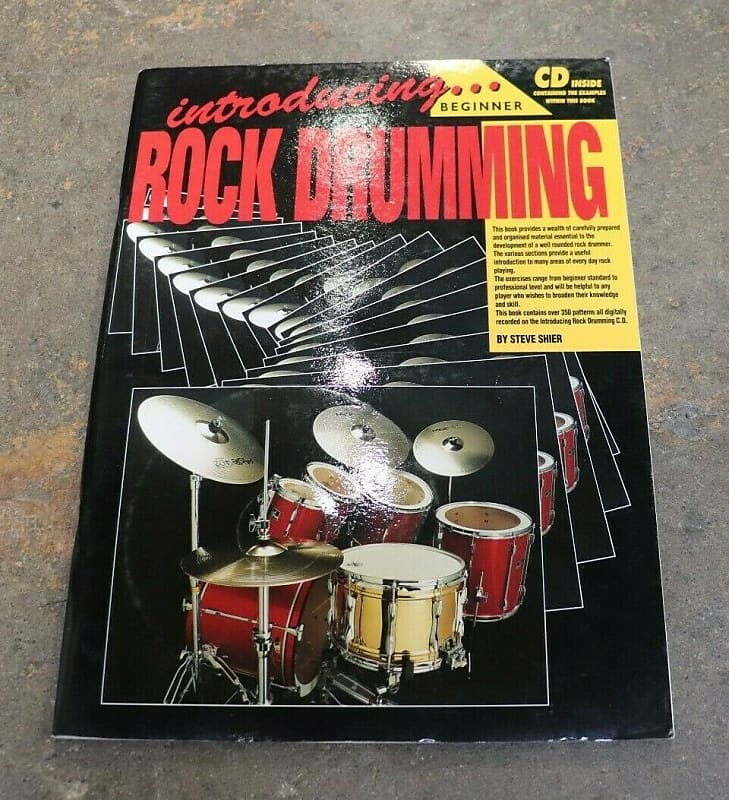 "Introducing Beginner Rock Drumming" Book w/CD by Steve Shier | Reverb