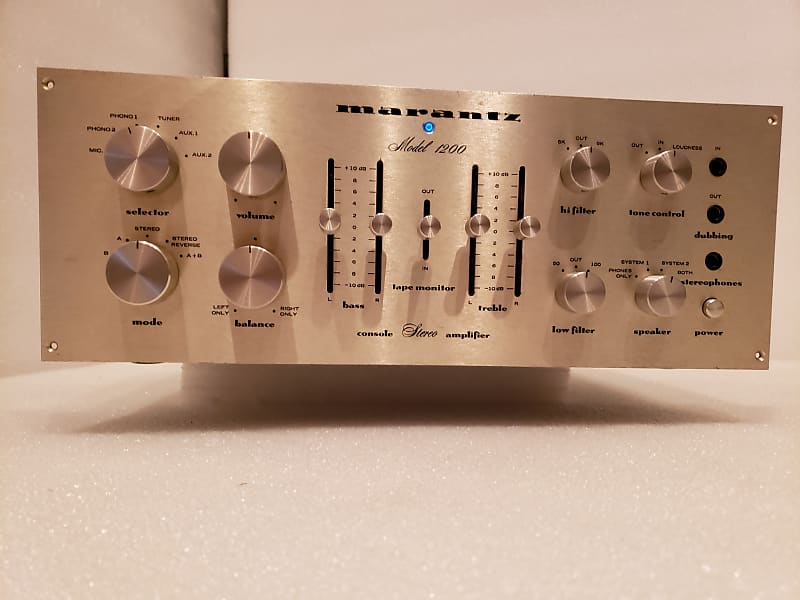 Fully Restored Marantz 1200B Stereo 100WPC Integrated | Reverb