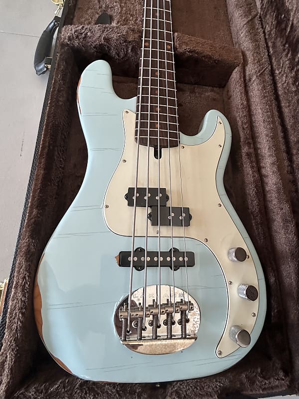 Lakland USA Classic 55-64 5 string 2023 - Sonic Blue Reliced | Reverb