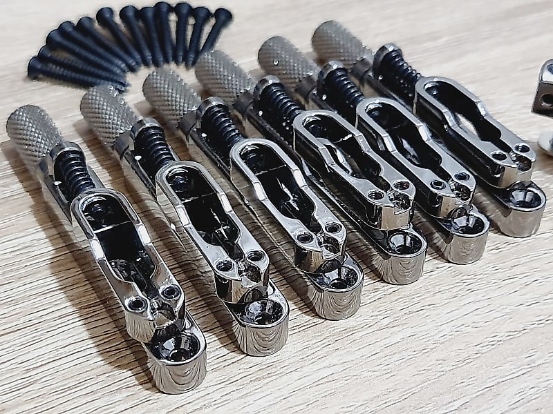 Ibanez 6 String Fixed Mono-Tune Bridge & Nut in Cosmo Black | Reverb