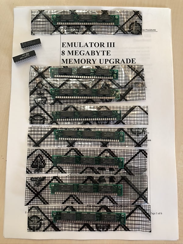 E-MU Systems Emulator III 3 - 1987 Memory Expansion Upgrade | Reverb