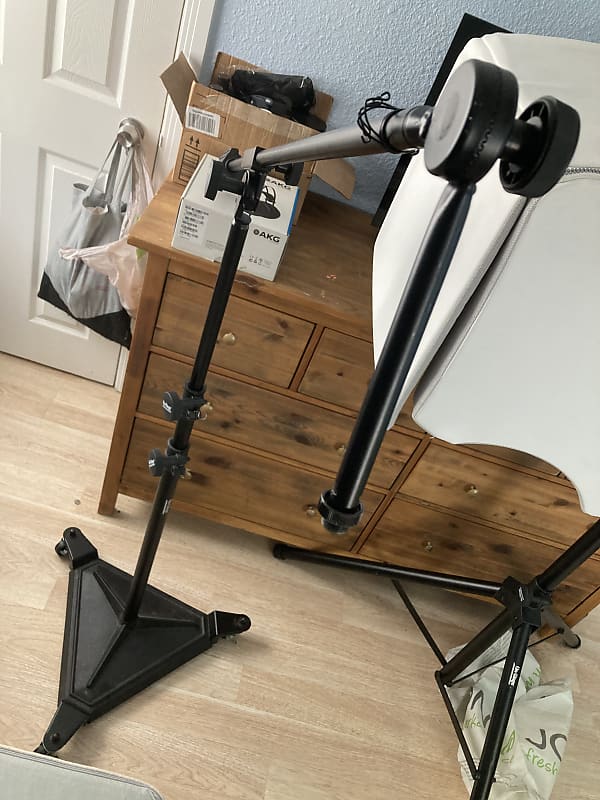 On-Stage Boom Stand on Casters (Weighted) - Black | Reverb