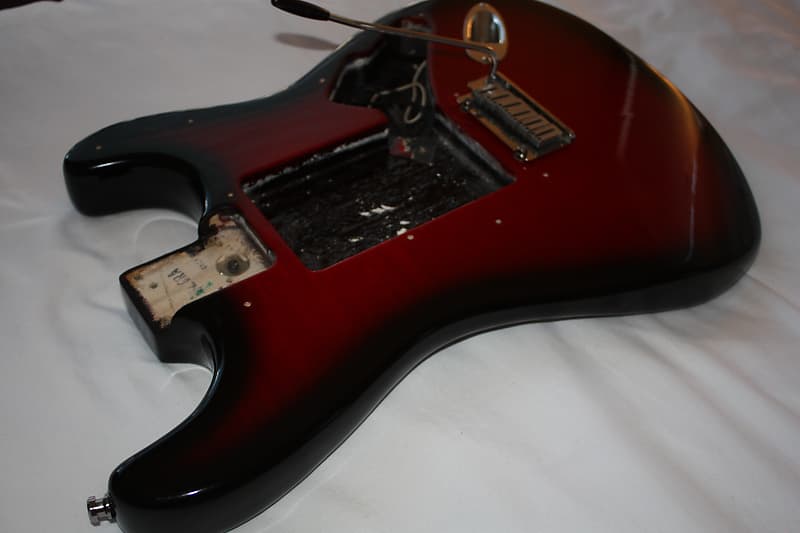 Extremely Rare 1993 Fender Strat Plus ULTRA Body, Crimson | Reverb