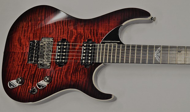 Washburn/Parallaxe PXS Series PXS10FR Quilted Trans Red Gloss | Reverb