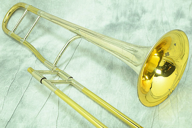 King v.1930s Silver Tone Old Trombone | Reverb