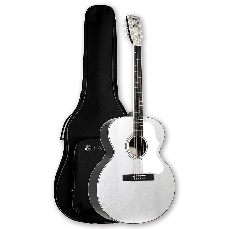 TARIO 42'' Acoustic Antique Jumbo Guitar Solid Spruce Top | Reverb