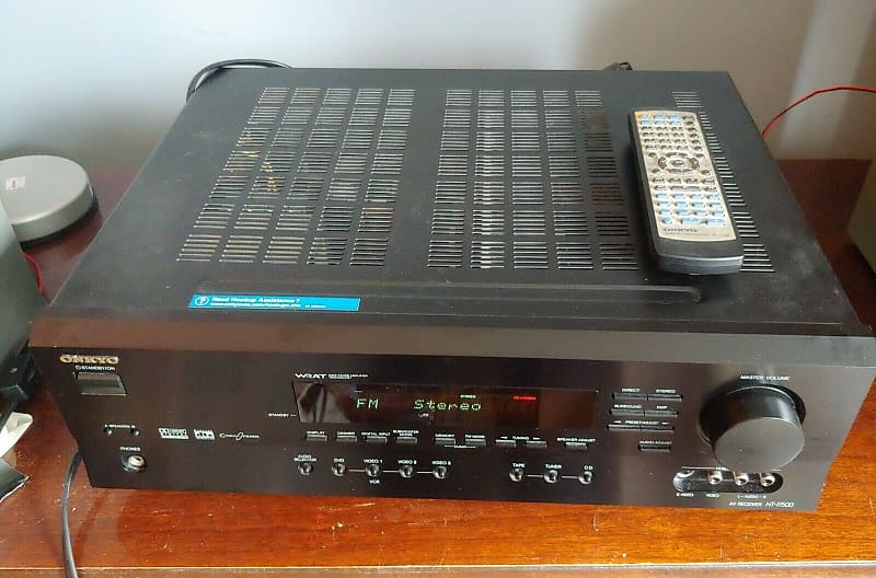 Onkyo HT-R500 Tested and Working Well with manual and remote | Reverb