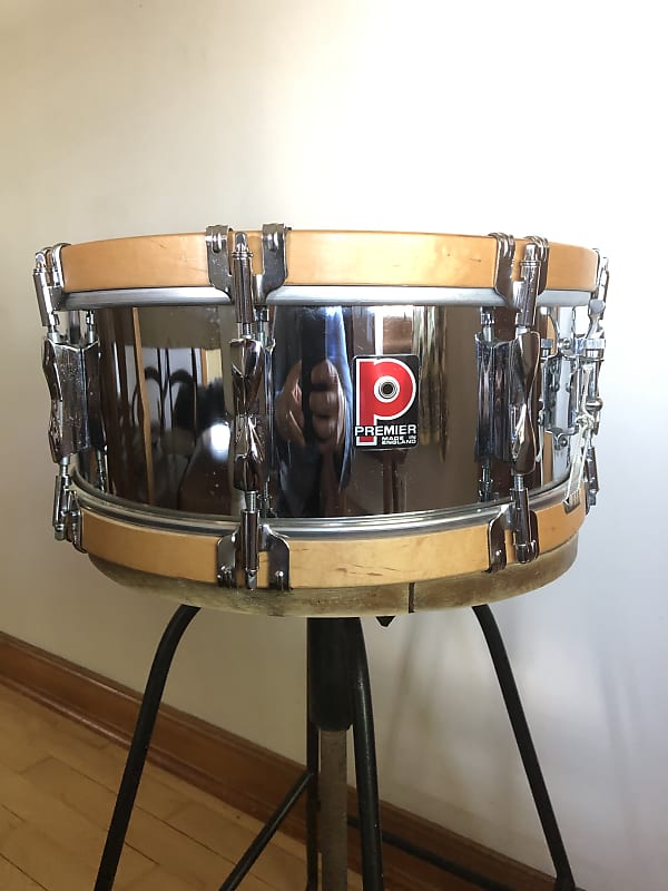 Premier Snare Drum - Chrome Maple Hoops | Reverb