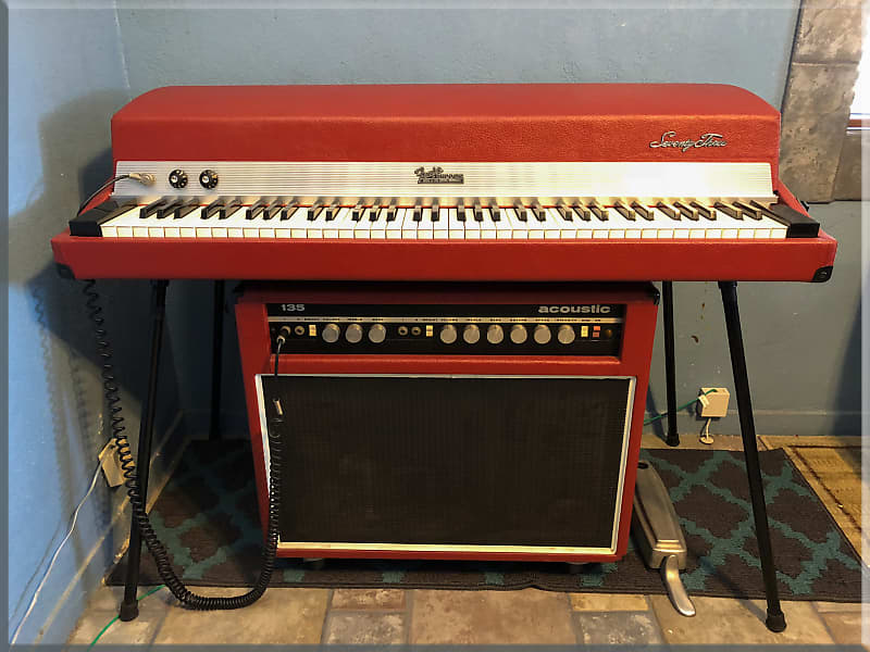 Fender Rhodes 1972 - "Buz Watson" - Royal Red | Reverb
