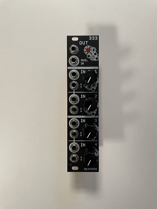 333 VCA4MIX 4 Channel VCA and Mixer Eurorack Synth Module | Reverb
