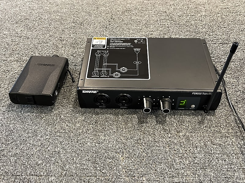 Shure PSM-200-H2 Transmixer wireless in ear Monitoring System | Reverb